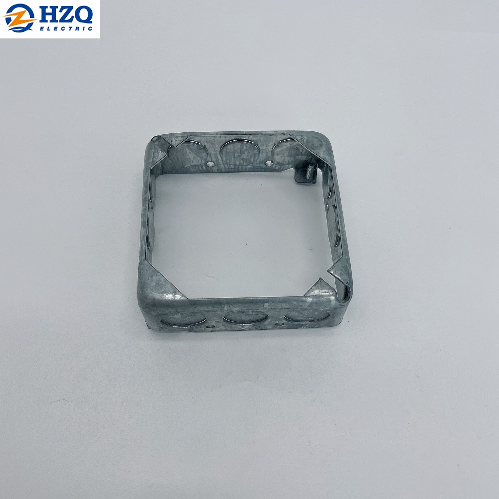 4" Square Boxes & Extensions 1-1/2" deep 1/2" KO - Drawn(ZQ53151-1/2)